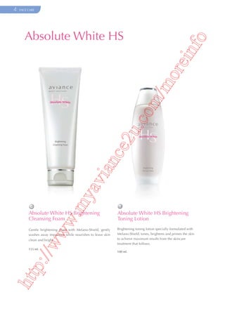 Aviance unilever product catalog katalog | PDF | Skin Care | Beauty