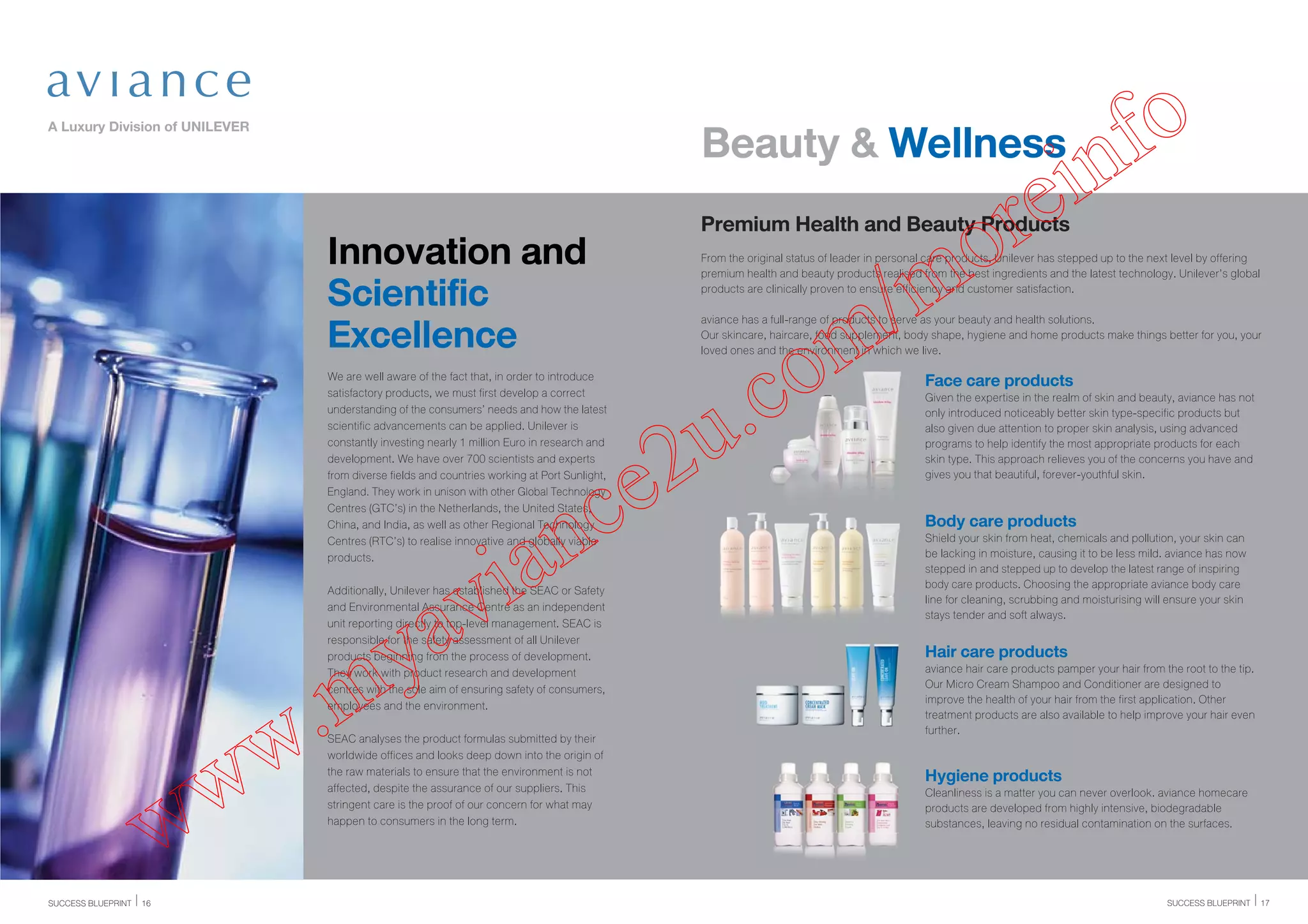 Aviance unilever profile syarikat | PDF