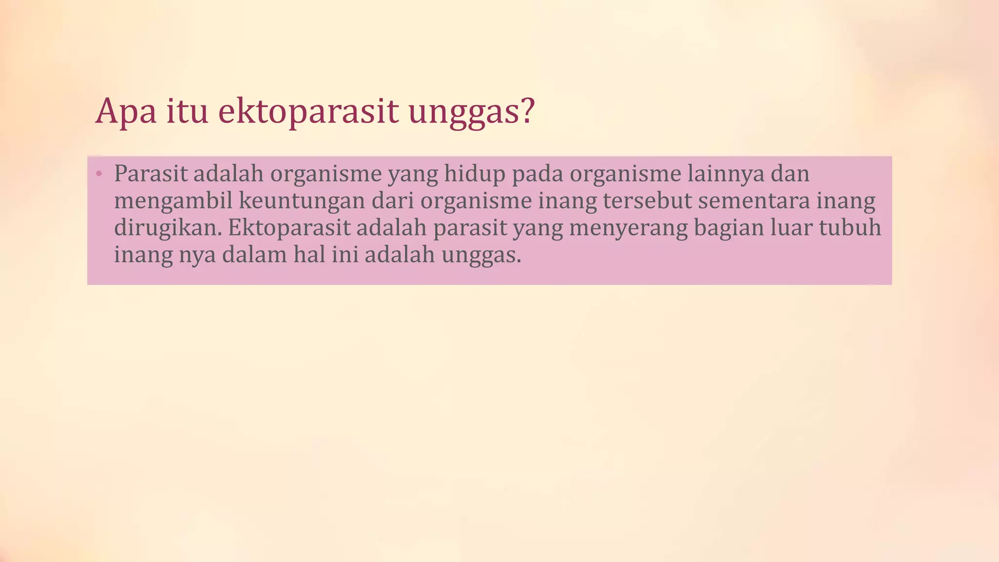 Avian ectoparasites | PPTX