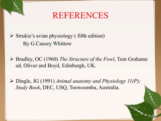 Avian excretory system | PPTX