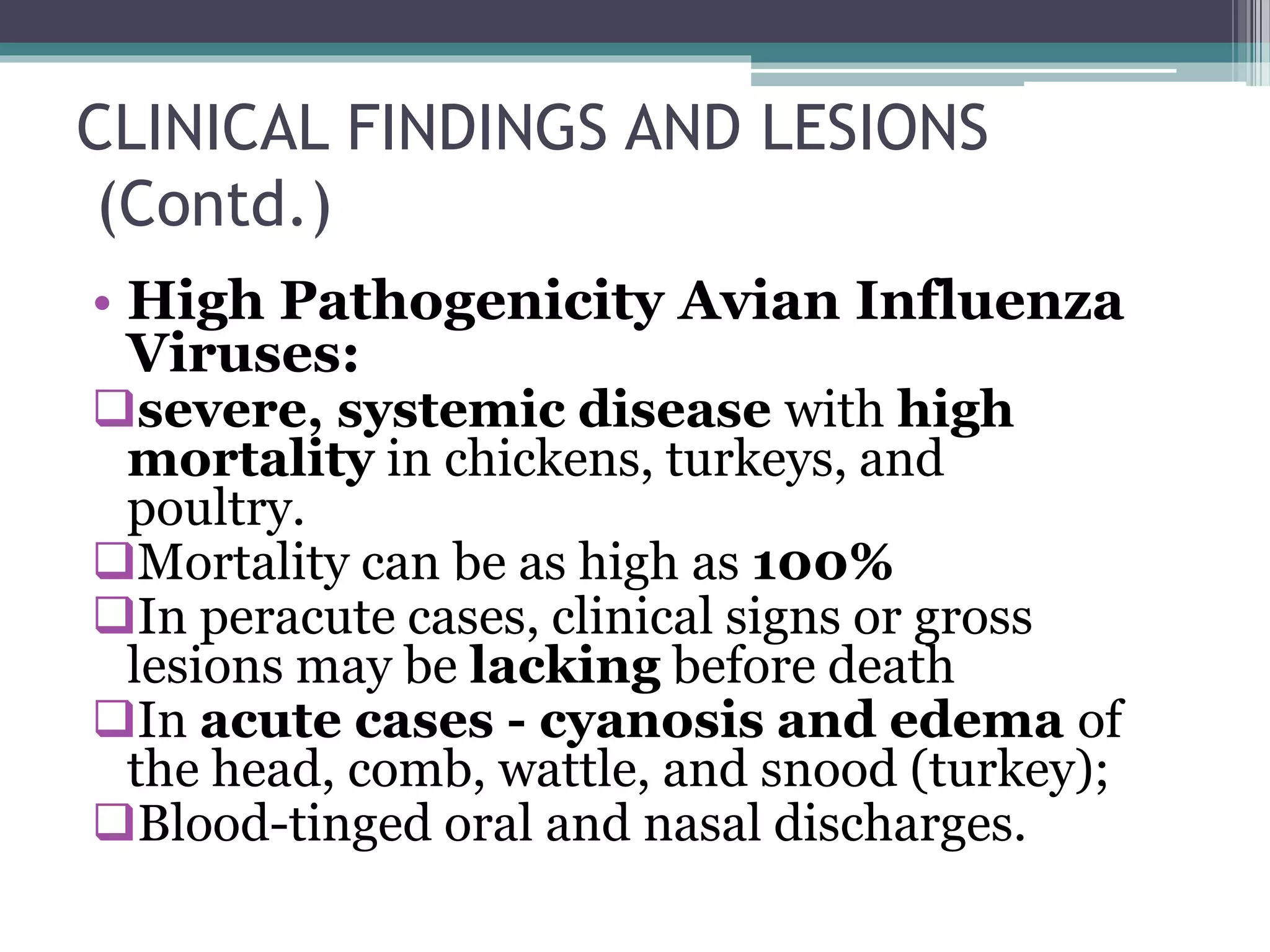 Avian influenza | PPTX