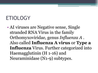 Avian influenza | PPTX
