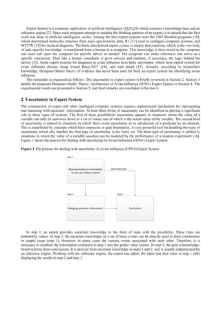 Avian Influenza (H5N1) Expert System using Dempster-Shafer Theory | PDF
