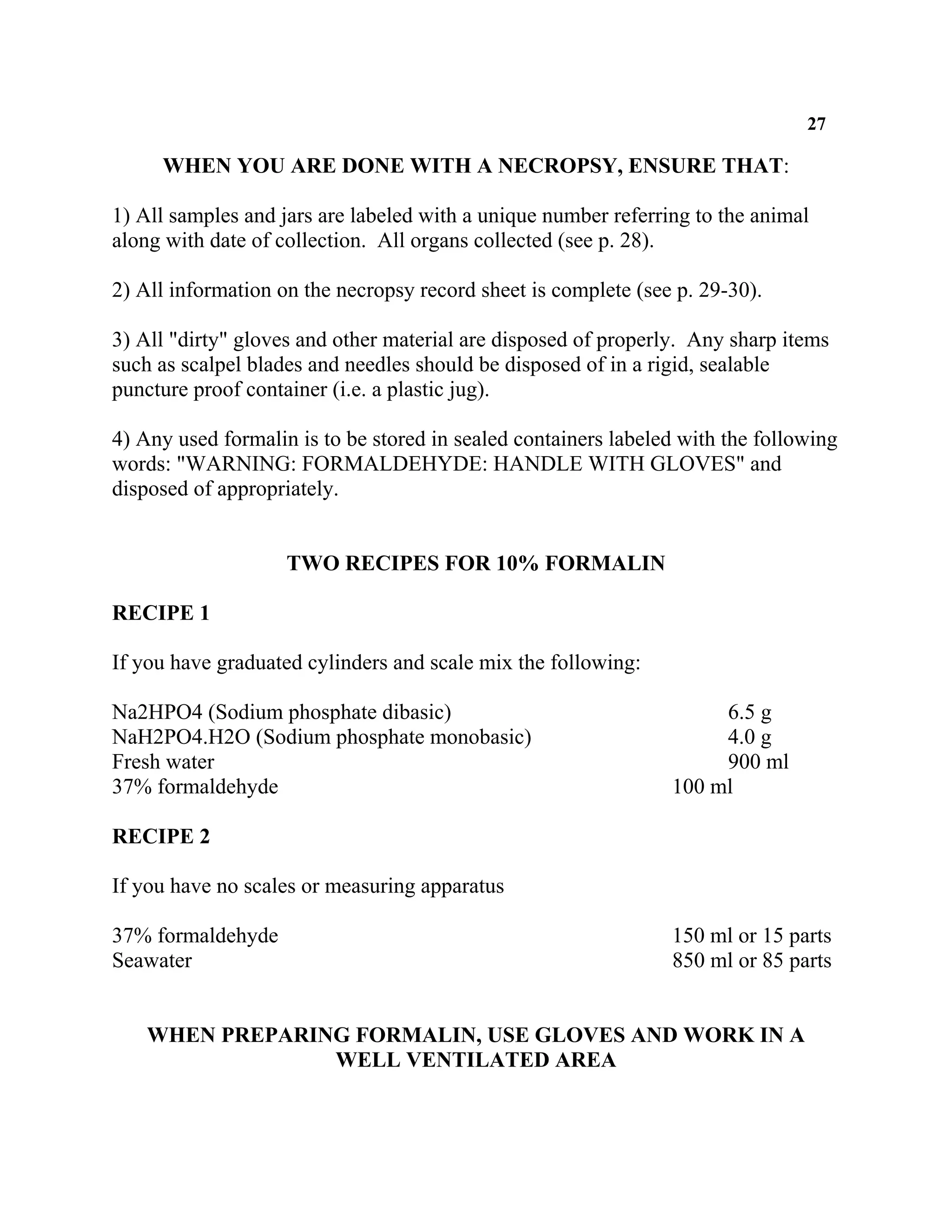 Avian necropsy manual for biologists in remote refuges | PDF