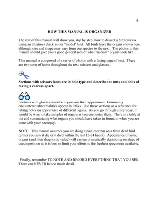 Avian necropsy manual for biologists in remote refuges | PDF
