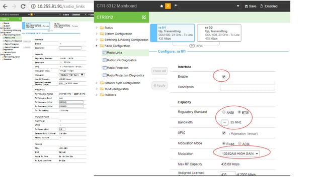 Aviat CTR 8312 & 8311 link configuration V2.000.pptx | Operating ...