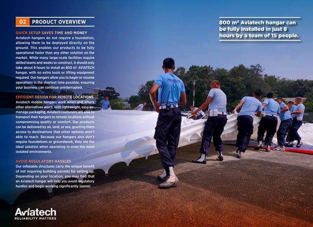 Aviatech inflatable hangars | PPT