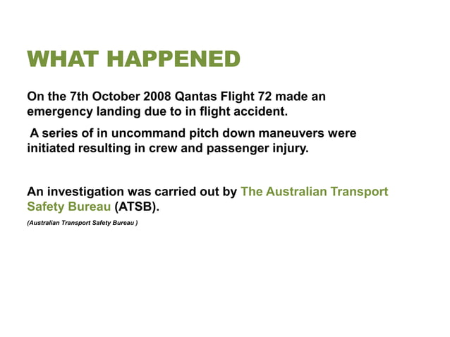 Aviation accidents and incidents | PPTX