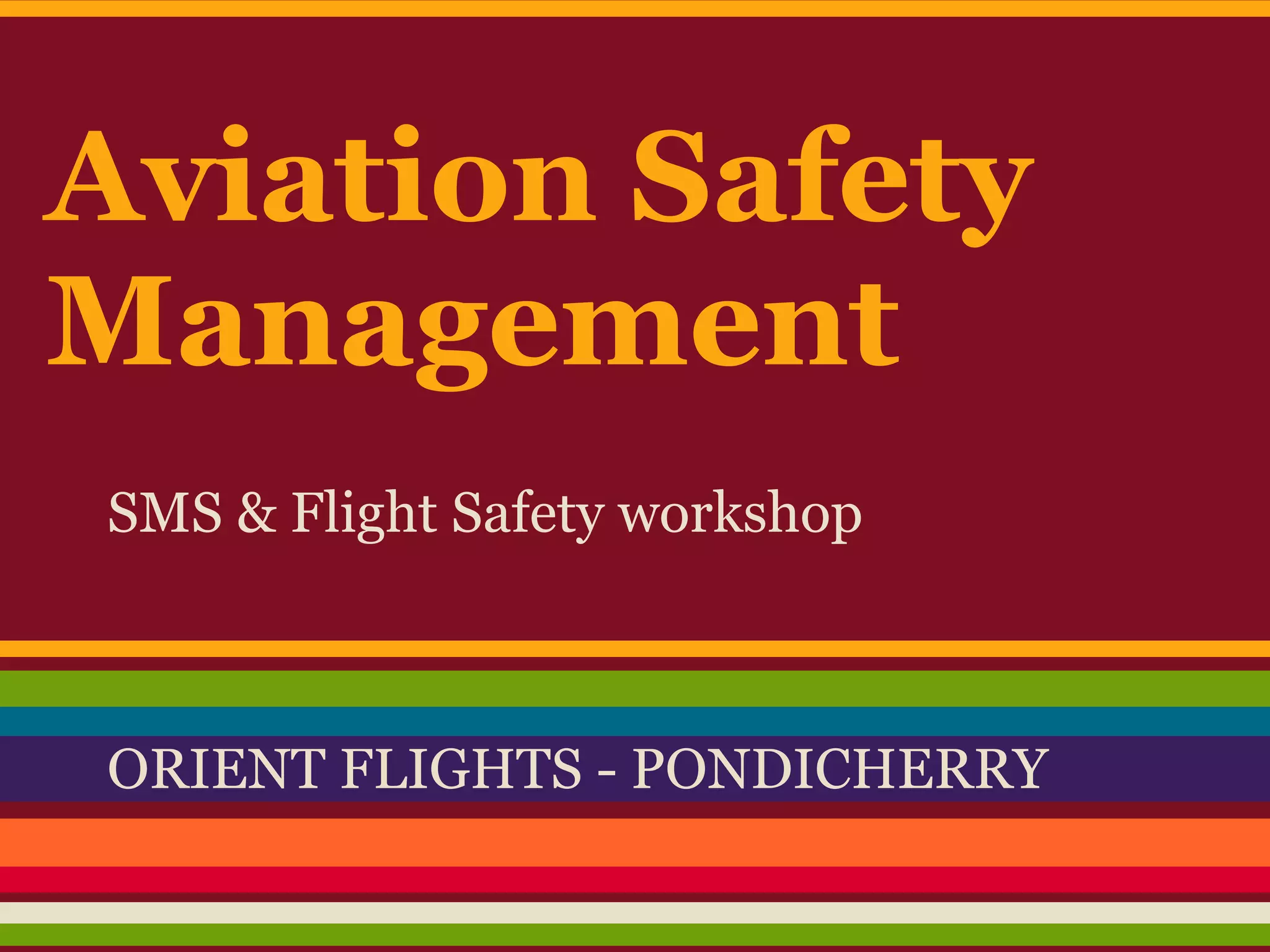 Aviation safety management | PDF