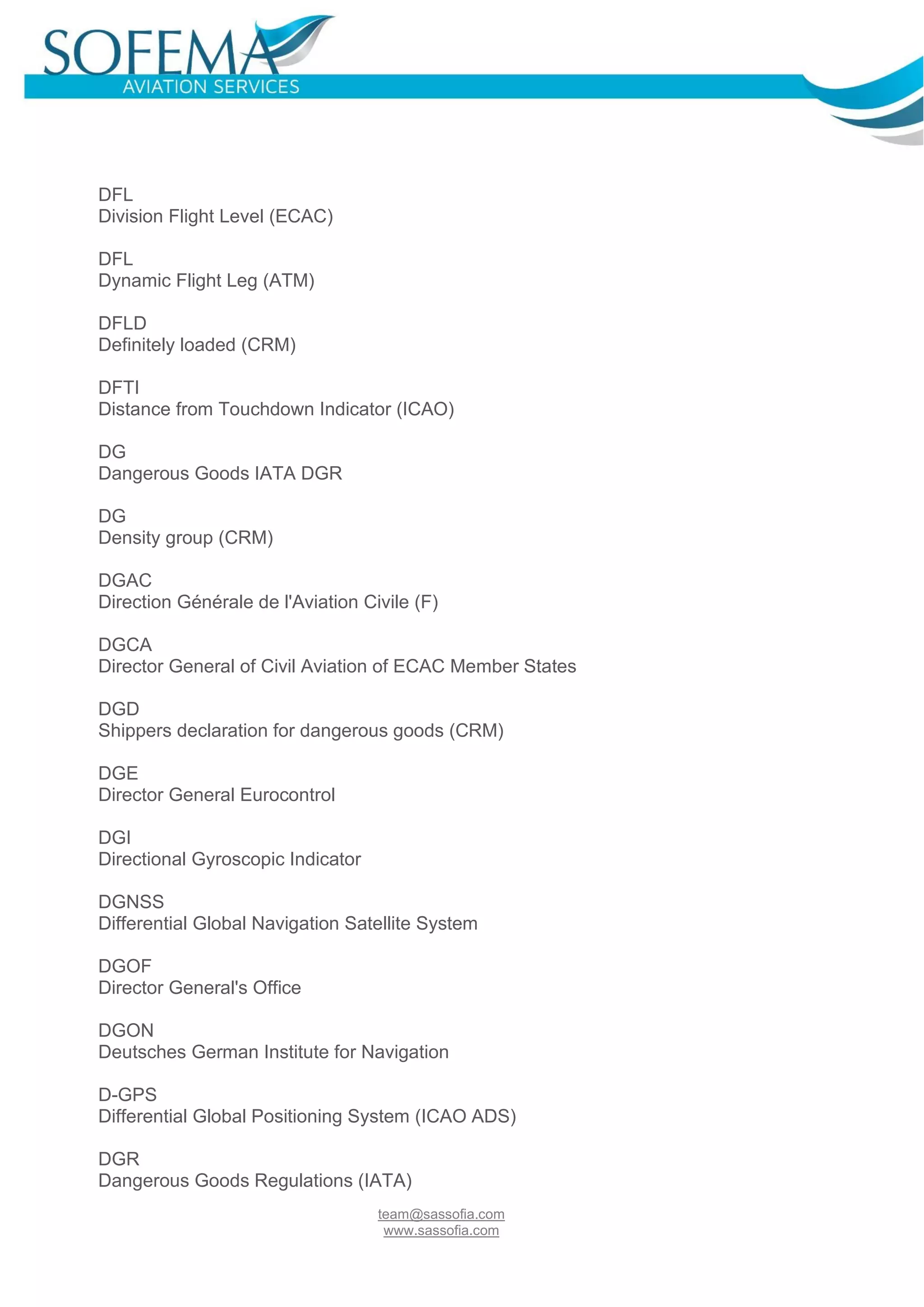 Aviation-Abbreviations | PDF