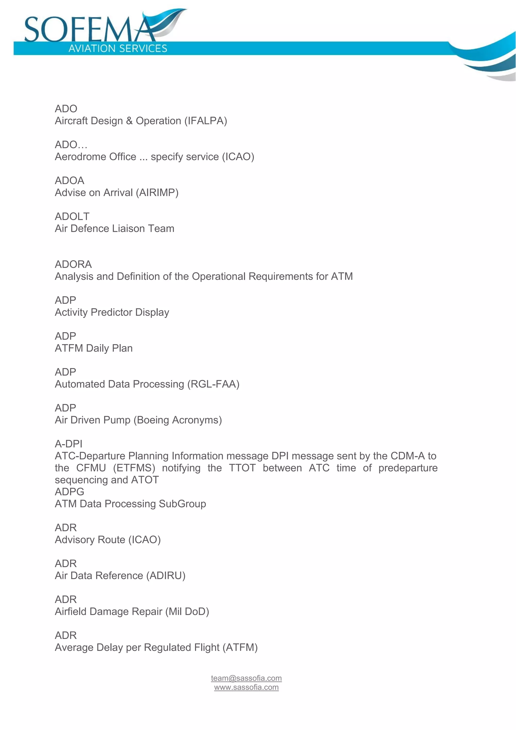 Aviation-Abbreviations | PDF
