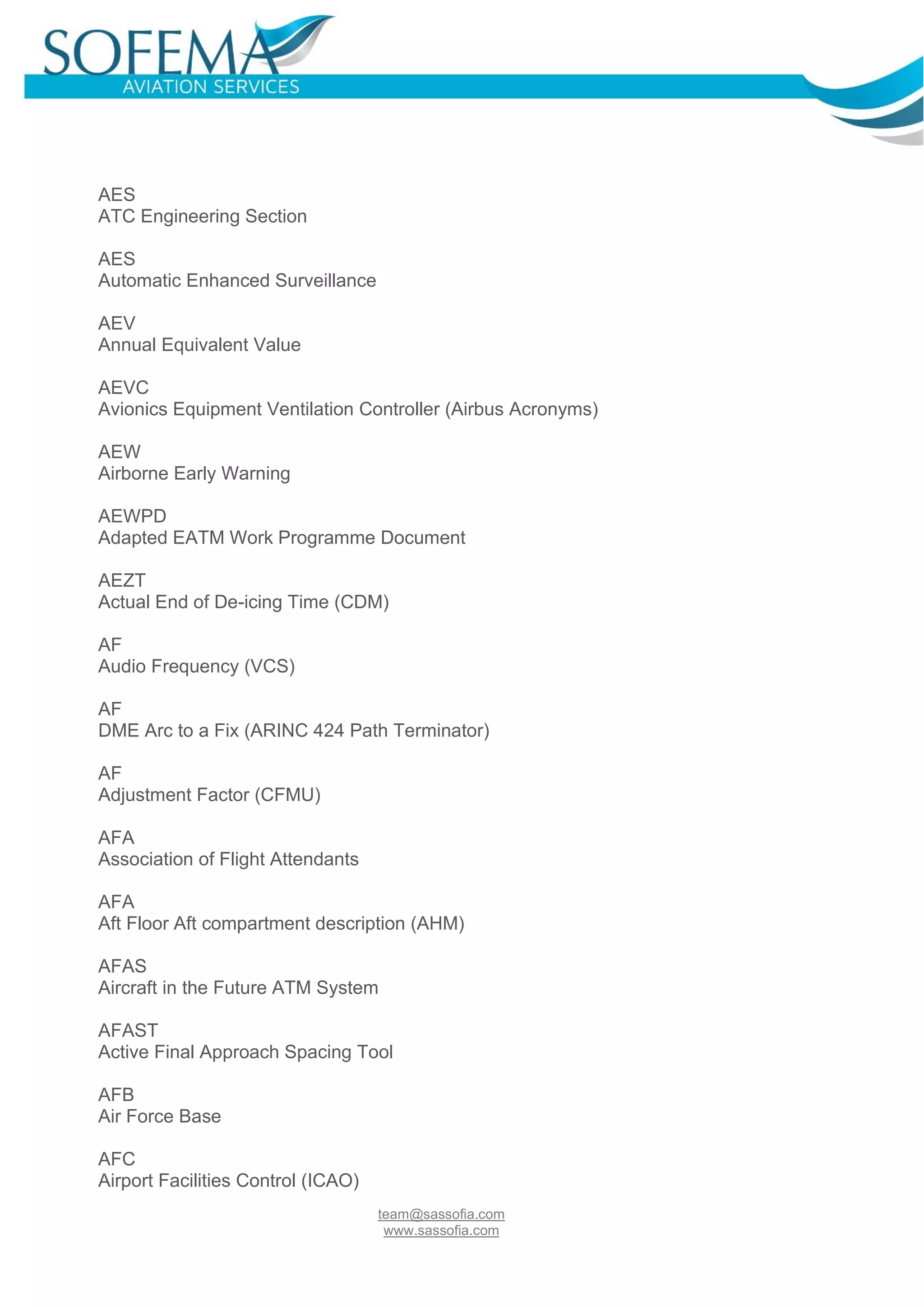 Aviation-Abbreviations | PDF