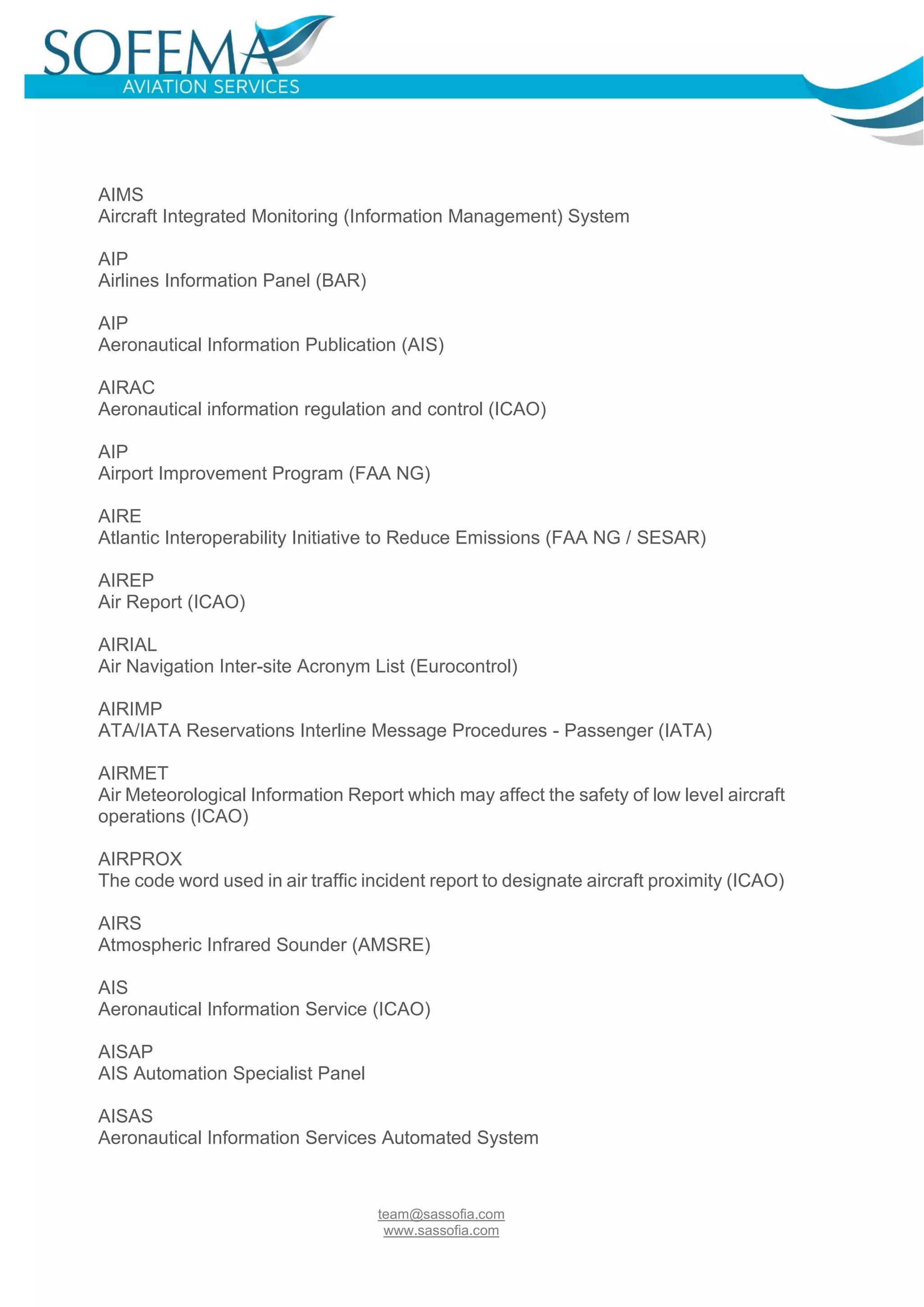 Aviation-Abbreviations | PDF