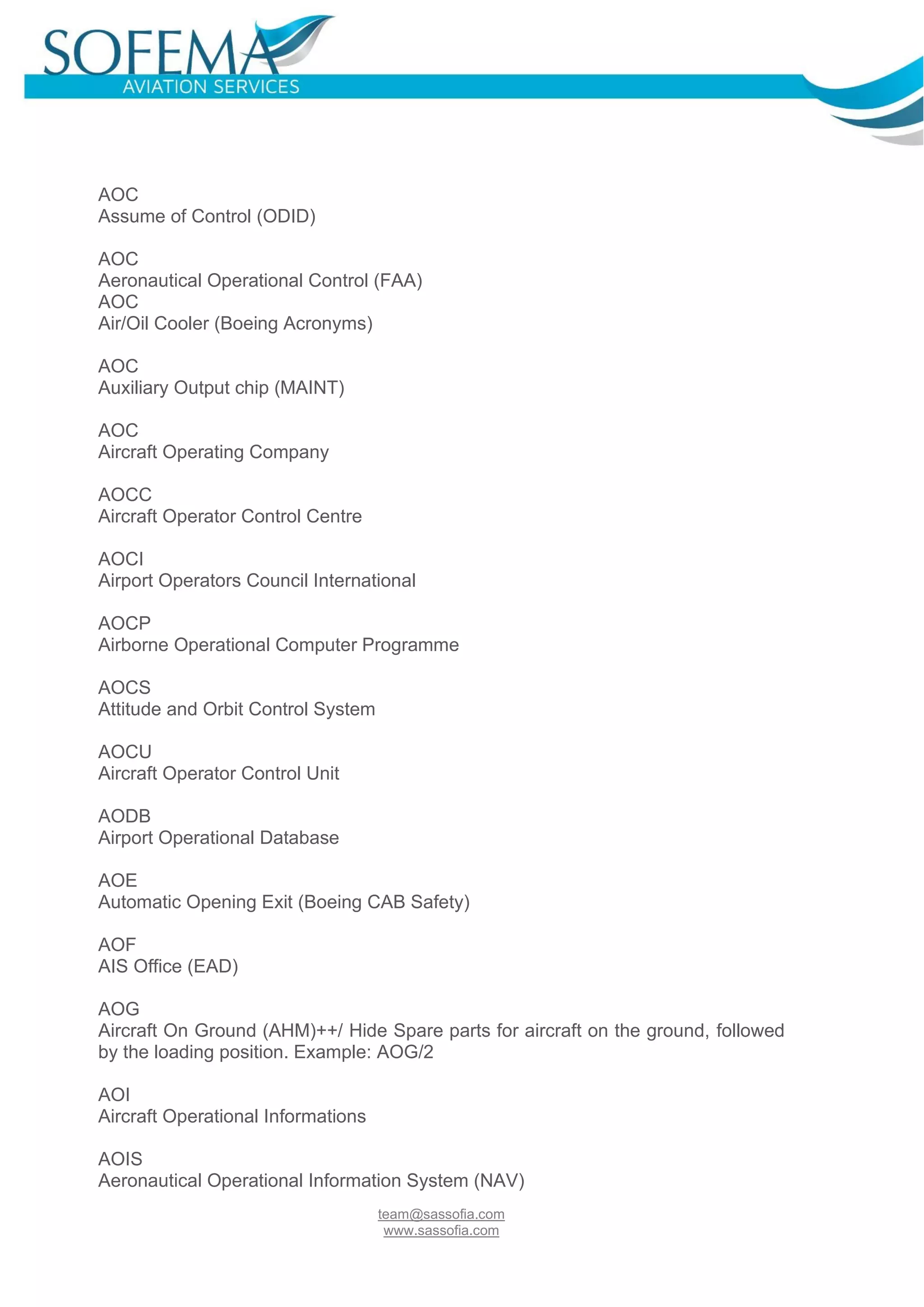 Aviation-Abbreviations | PDF