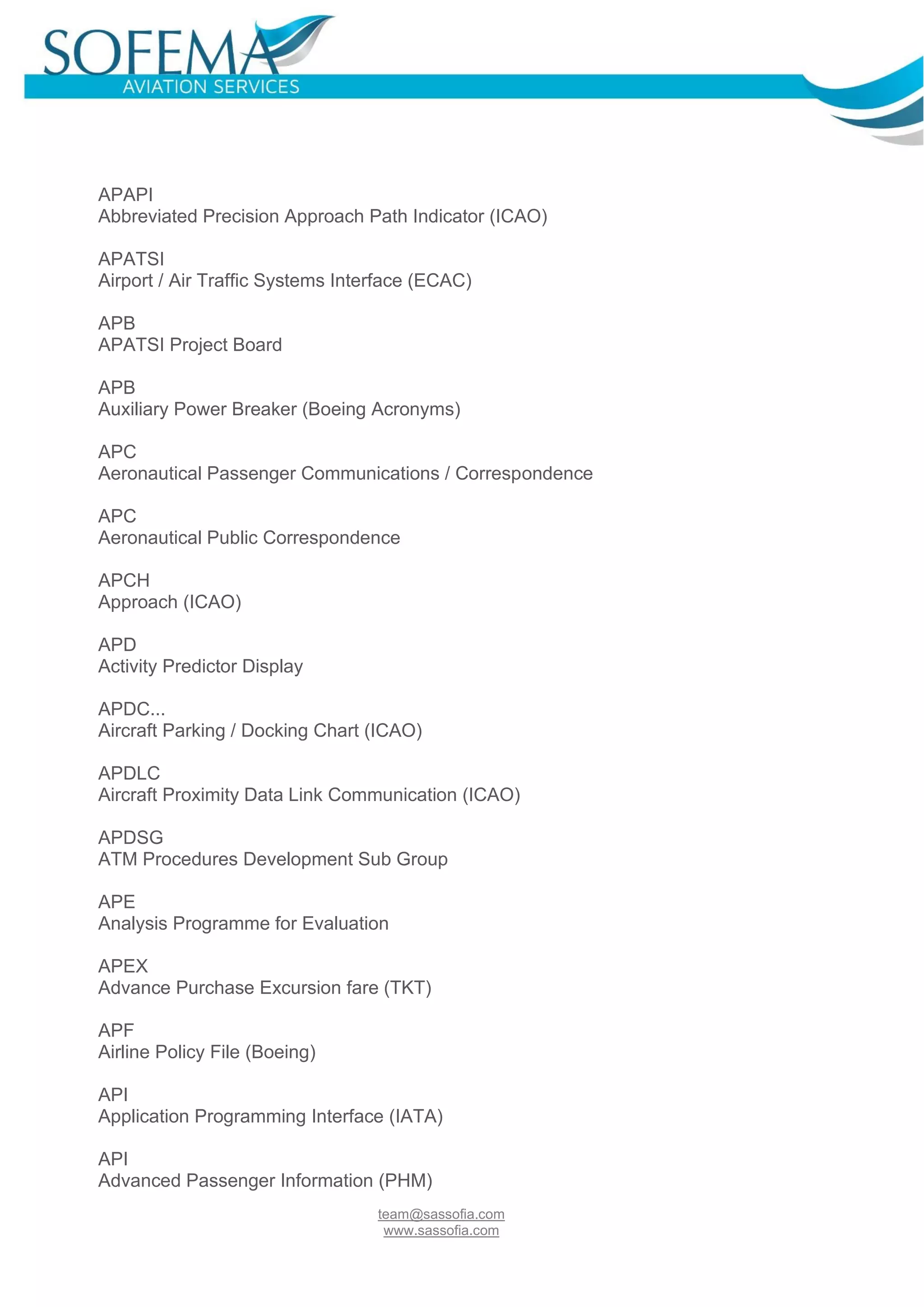 Aviation-Abbreviations | PDF