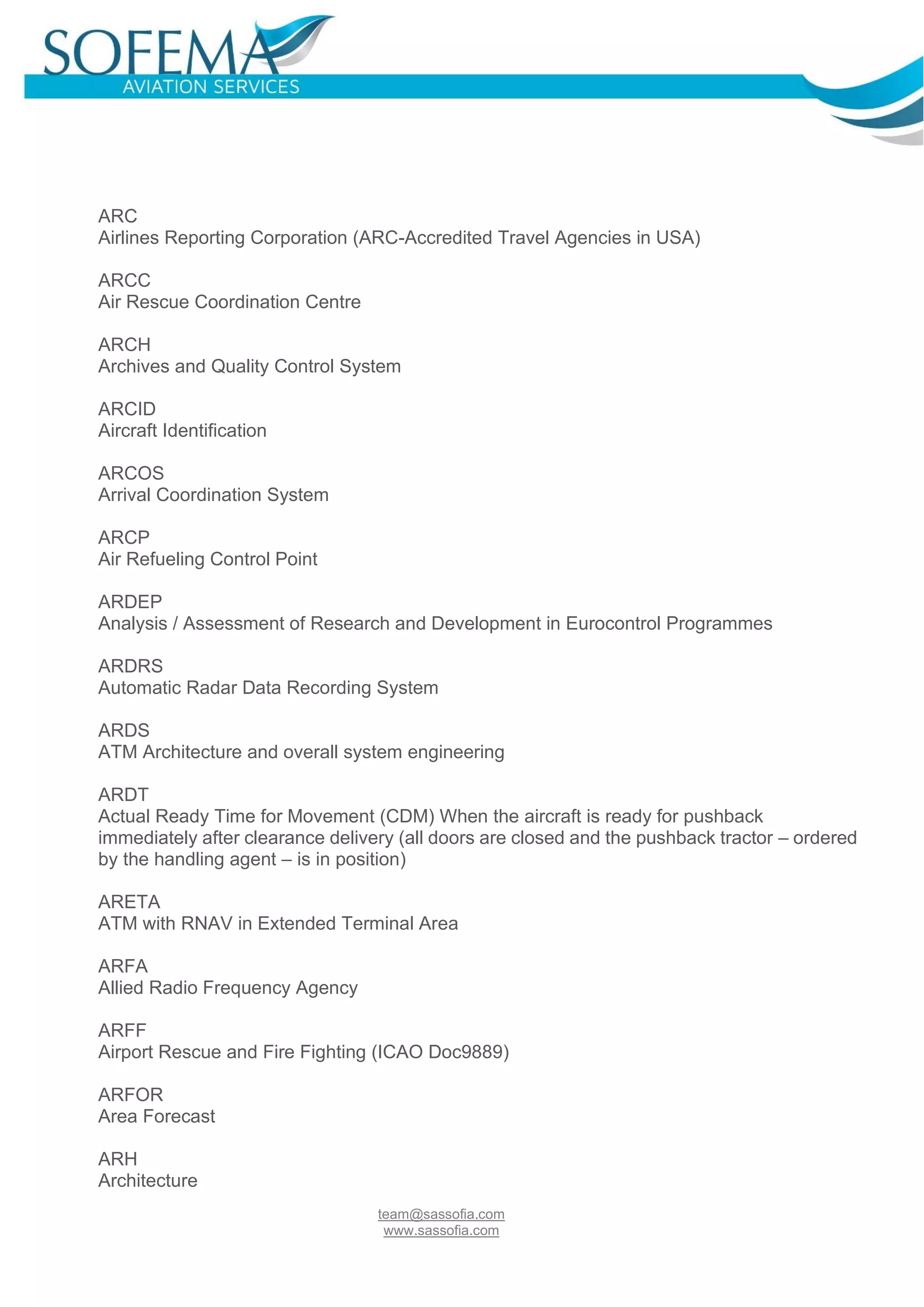 Aviation-Abbreviations | PDF
