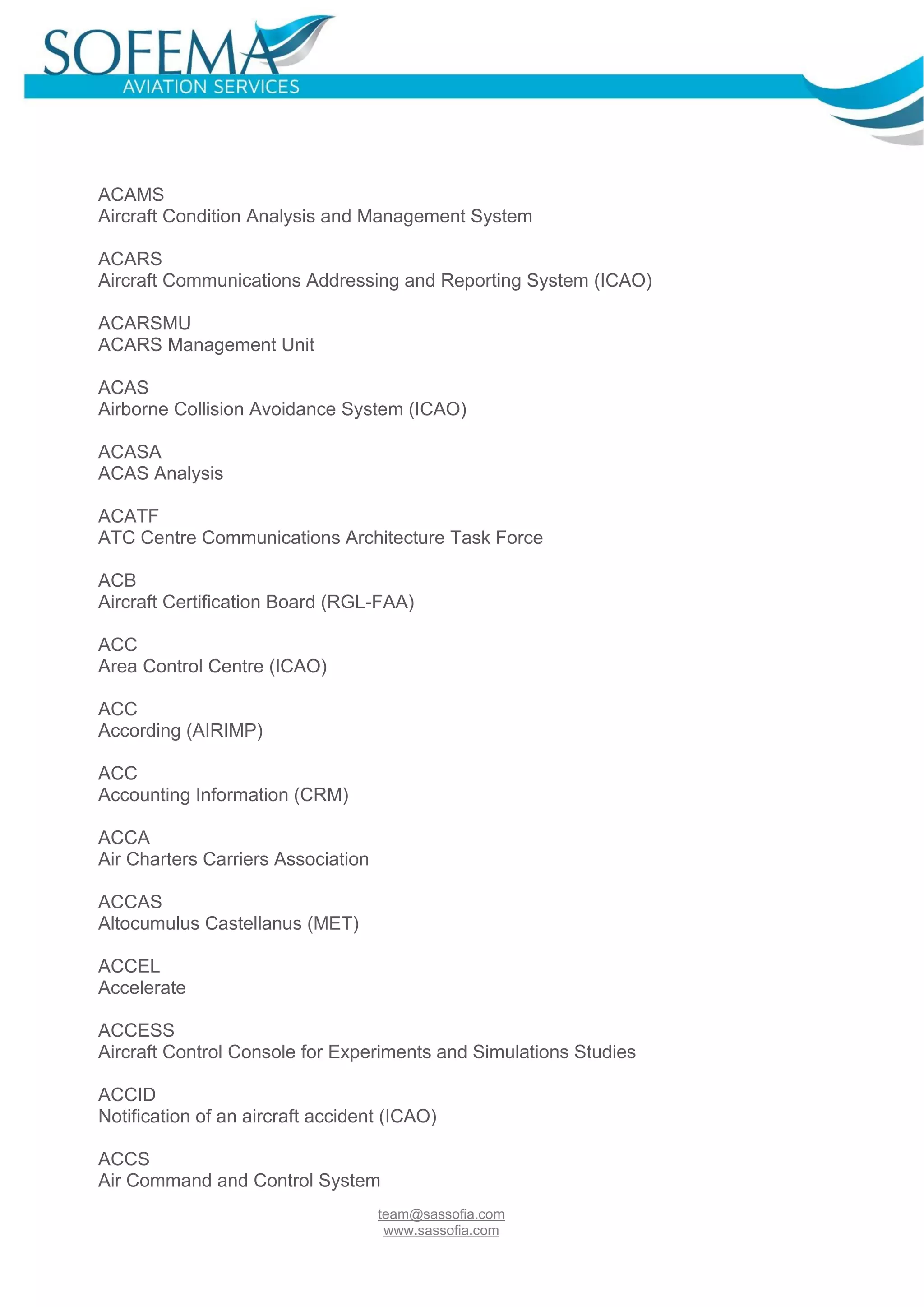 Aviation-Abbreviations | PDF