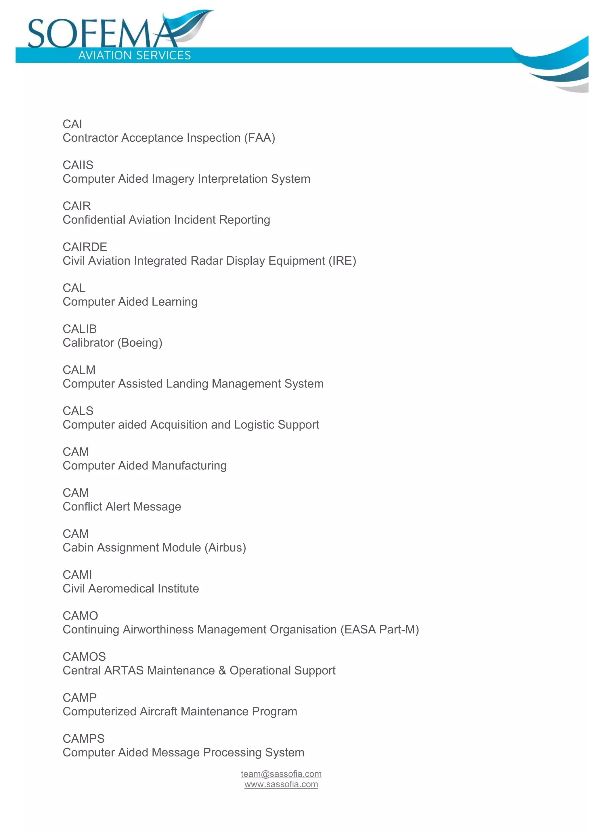 Aviation-Abbreviations | PDF