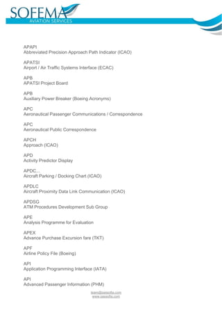 Aviation-Abbreviations | PDF