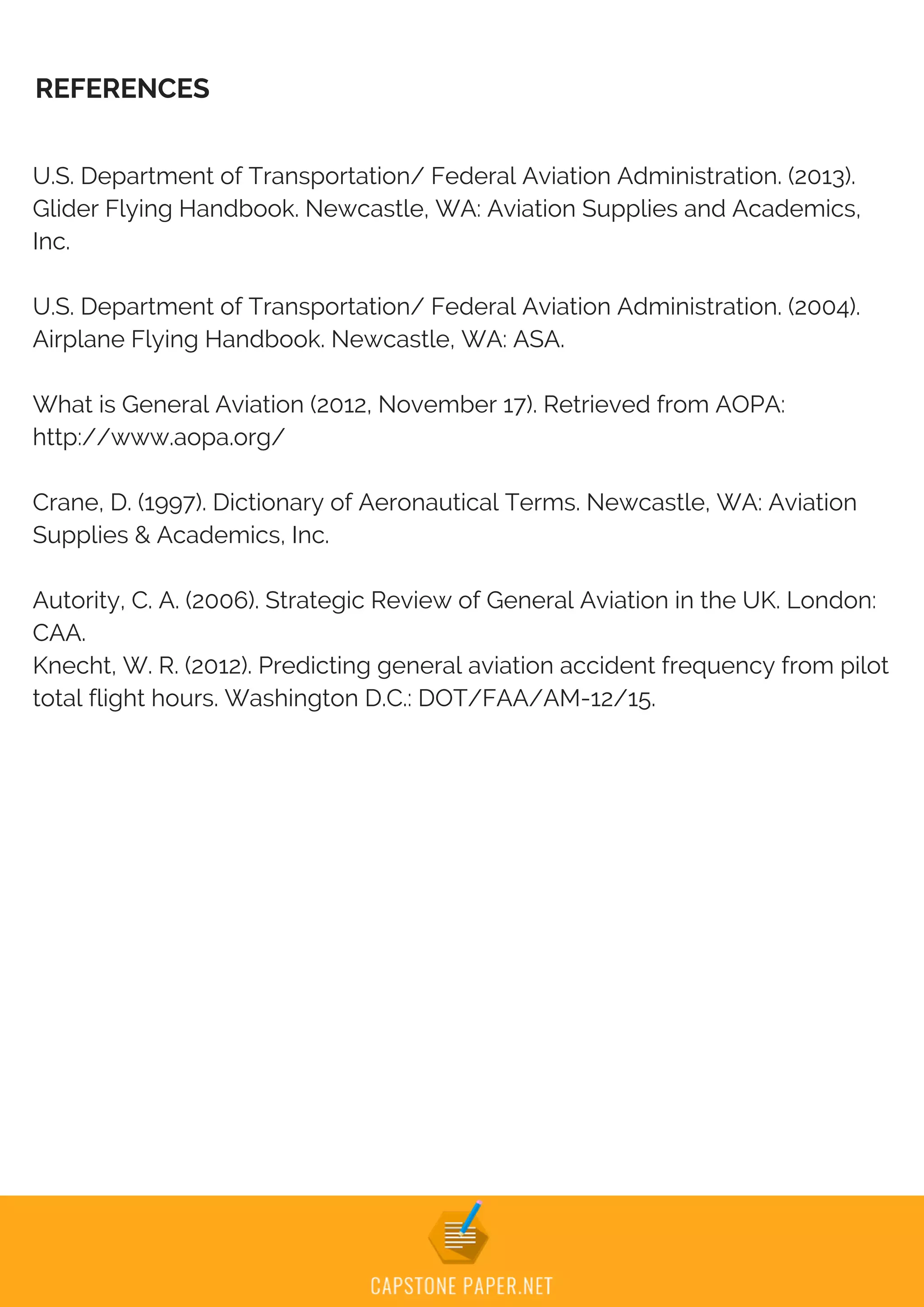 Aviation Capstone Project Sample | PDF