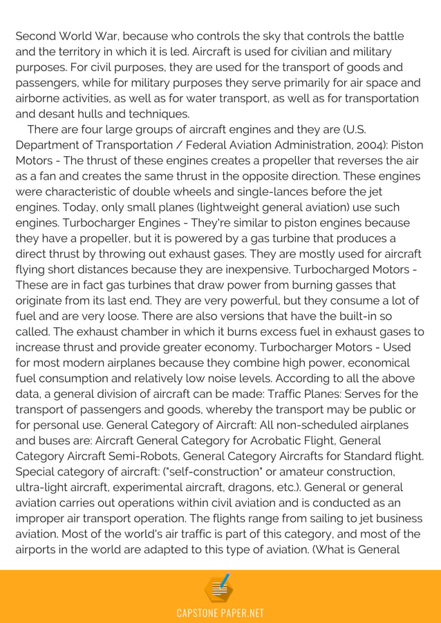 Aviation Capstone Project Sample | PDF