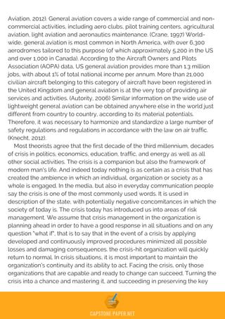 Aviation Capstone Project Sample | PDF