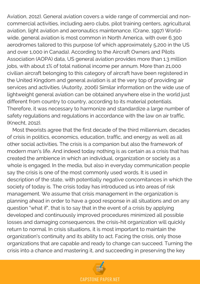 Aviation Capstone Project Sample | PDF