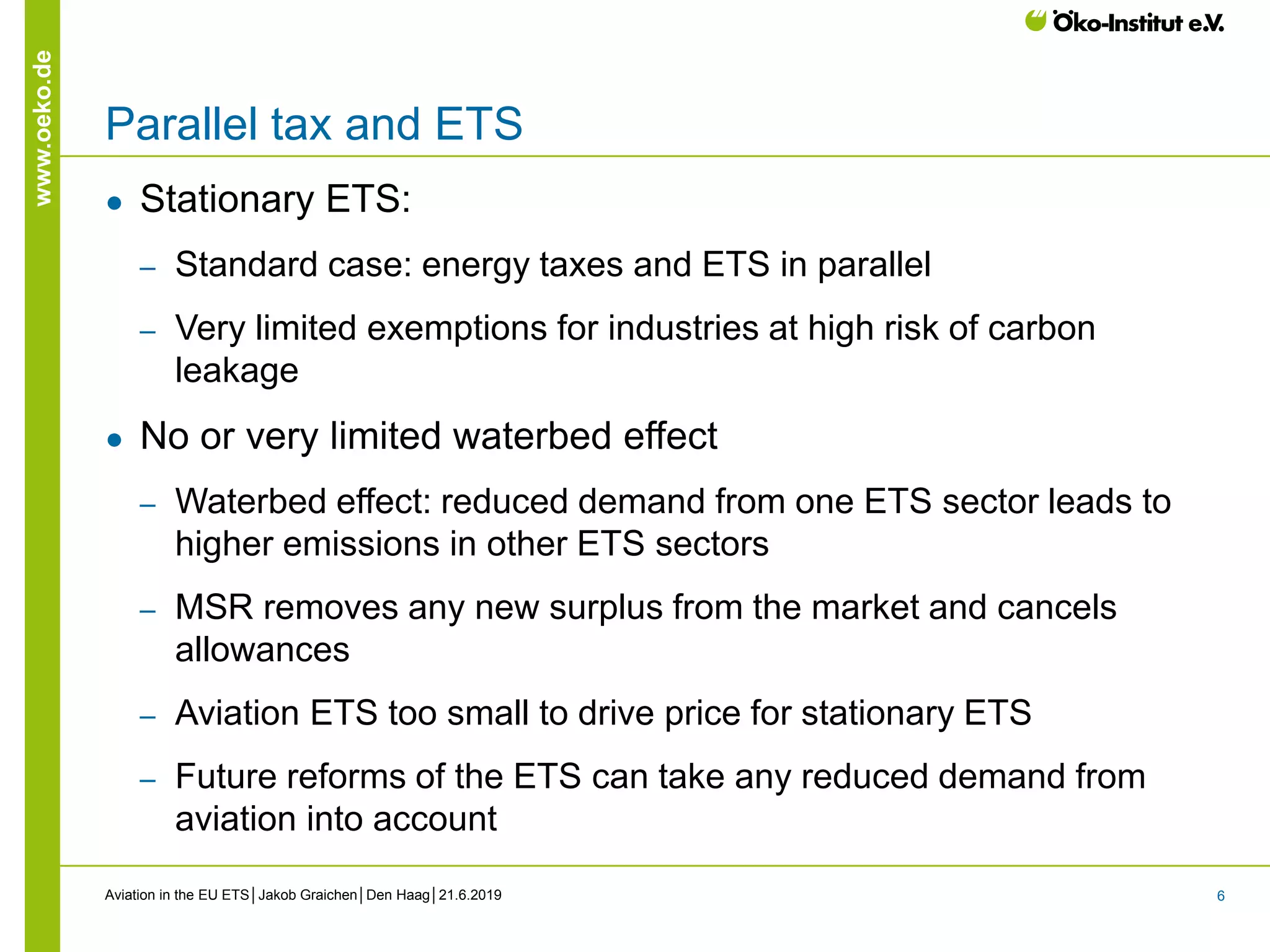 Aviation in the EU Emission Trading System | PDF