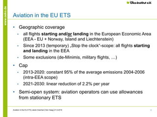 Aviation in the EU Emission Trading System | PDF