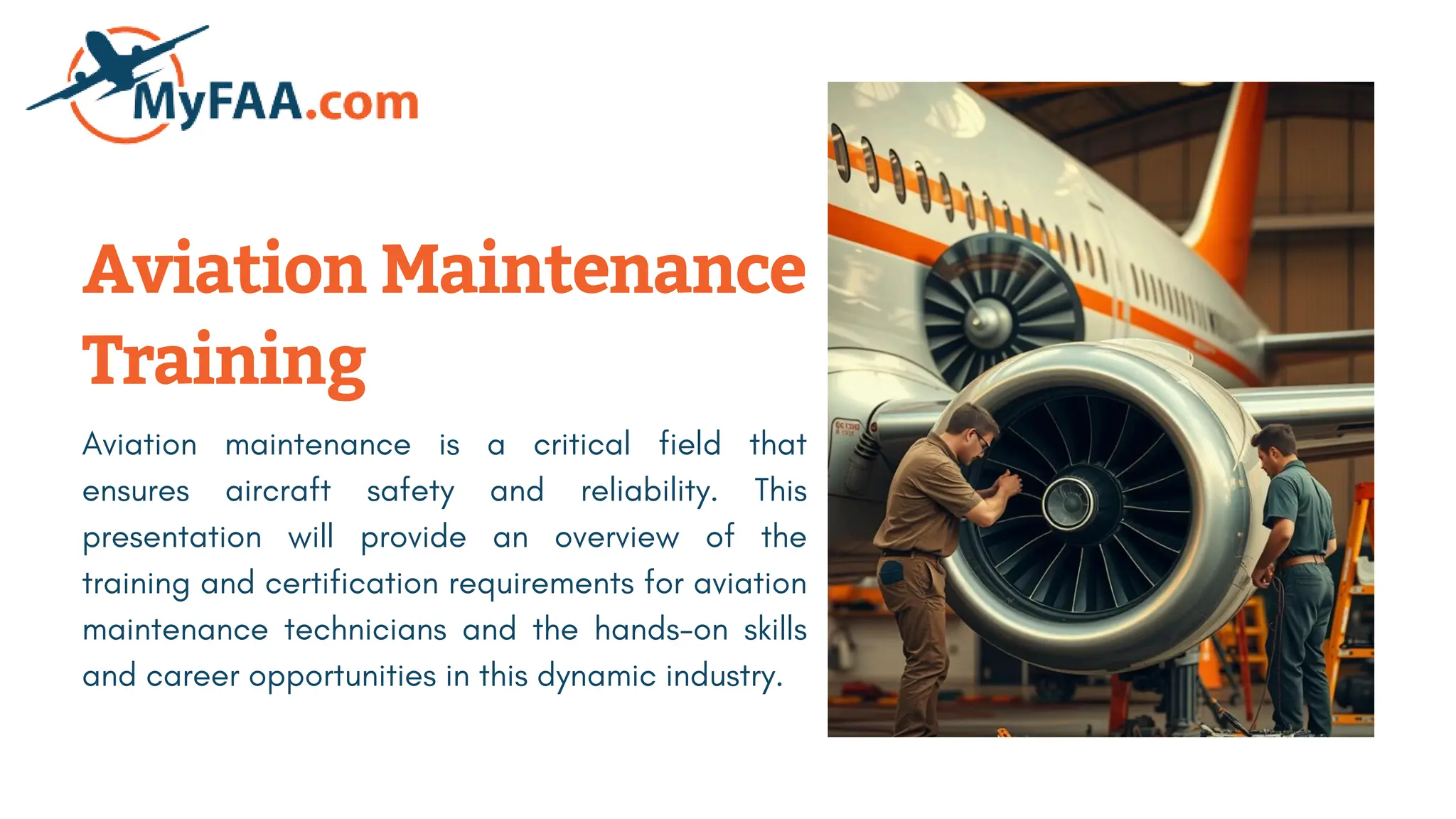 Aviation Maintenance Training for the Modern Technician | PPT