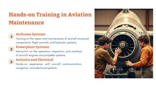 Aviation Maintenance Training for the Modern Technician | PPT