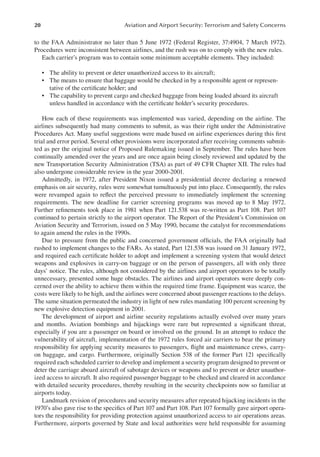 Aviation and Airport Security _ Terrorism and Safety Concerns, Second ...