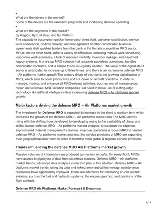 Global Defense MRO - Air Platforms Market | PDF