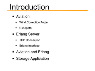 Aviation and Erlang | KEY