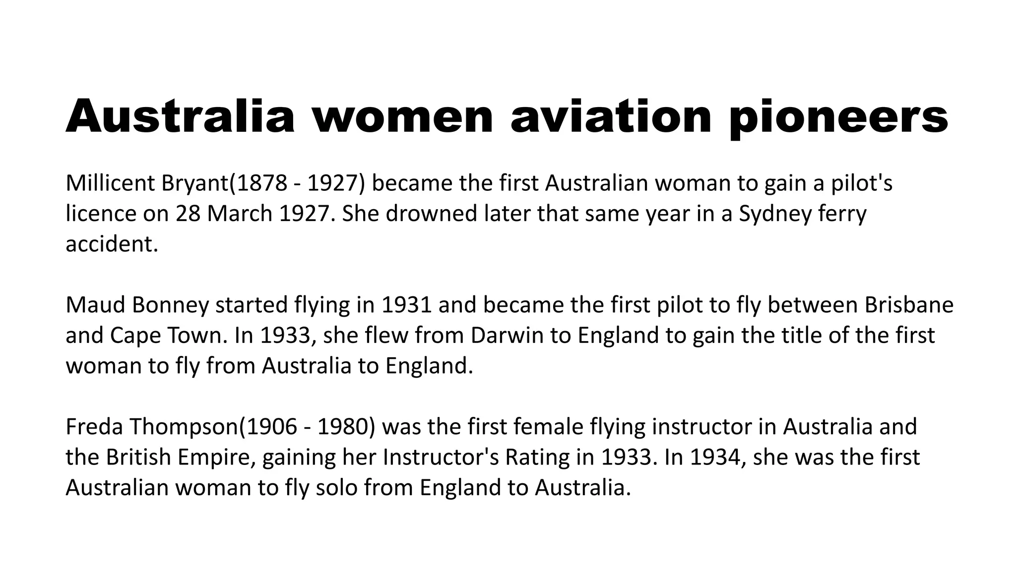 Aviation basic aviation history one perspective for Air Force Cadets | PPTX