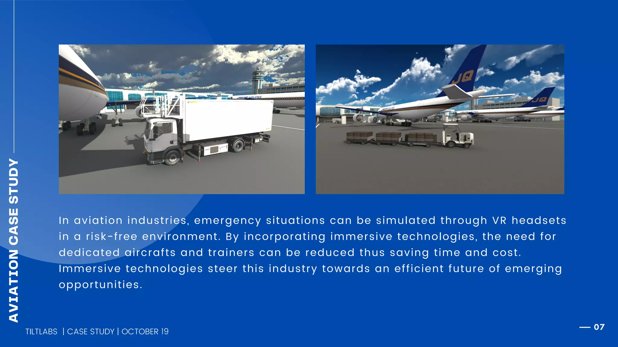 Aviation Case Study — VR SIMULATION - TILT LABS | PPT