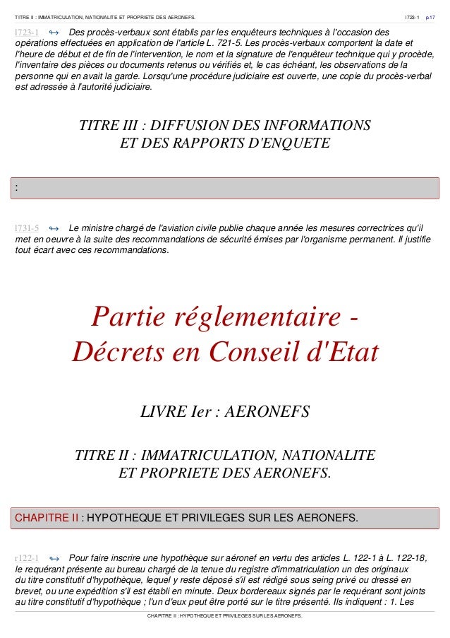 Code De L Aviation Civile Code De L Aviation Civile