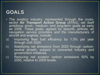 Aviation emisson | PPTX