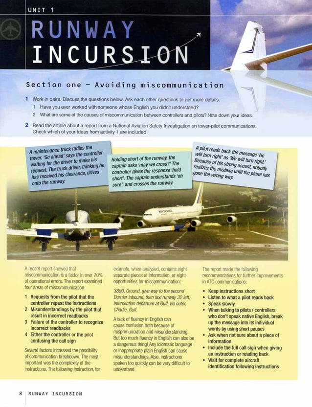 Aviation english student's book | PDF