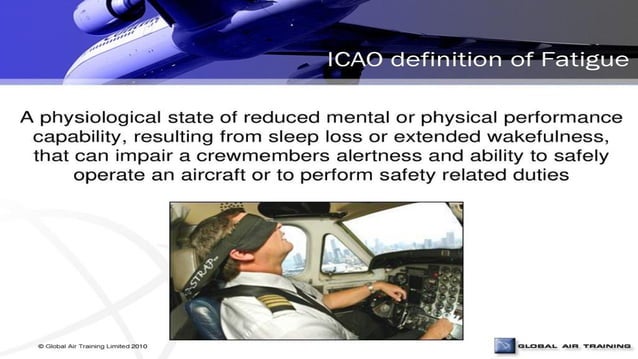Fatigue and its management in aviation medicine | PPT