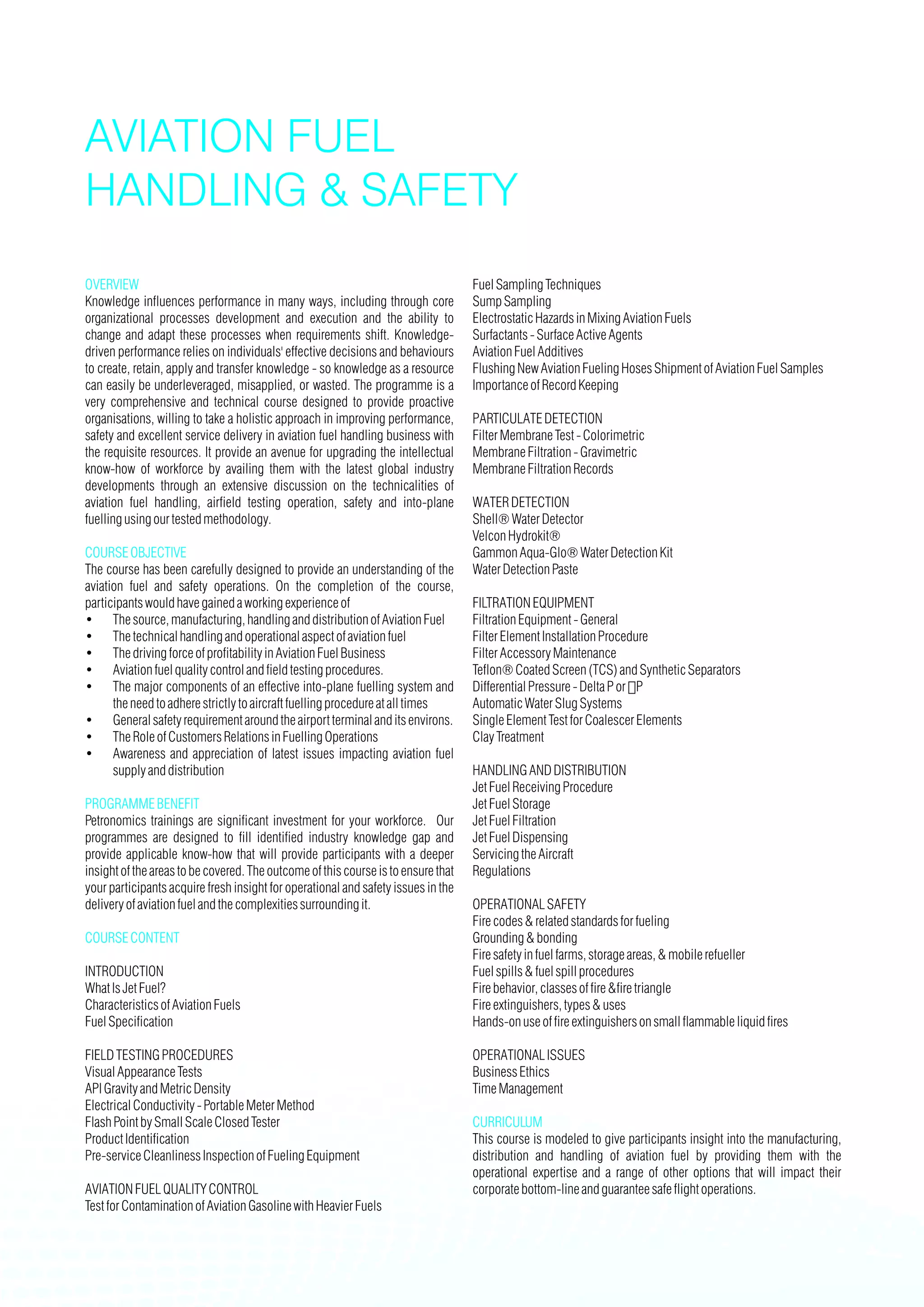 Aviation fuel handling and safety 2 | PDF | Aviation Industry | Industries