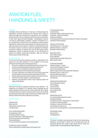 Aviation fuel handling and safety 2 | PDF | Aviation Industry | Industries