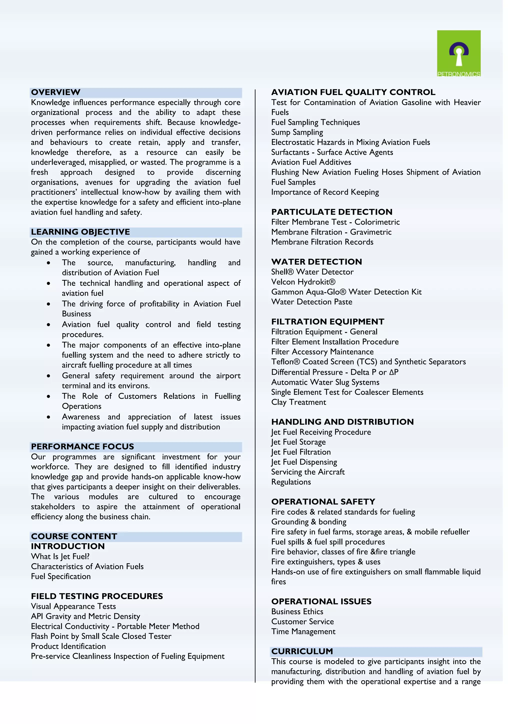 Aviation fuel handling and safety,may, lagos | PDF