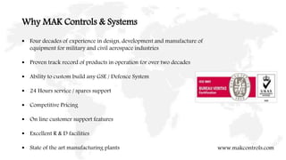 Aviation Ground Power Unit - MAK India and USA | PPT