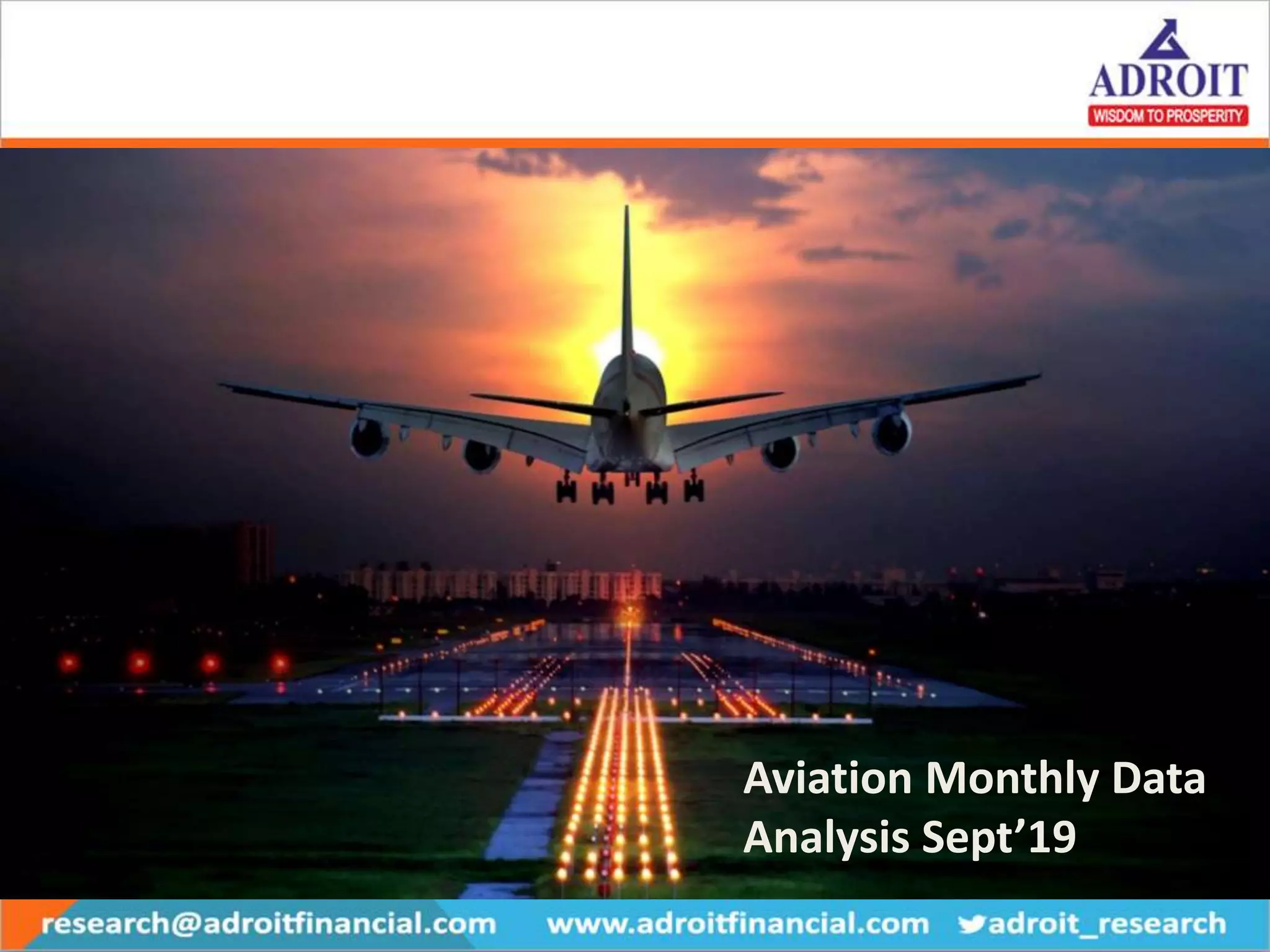 Aviation Industry Data analysis Sept 2019 | PPTX
