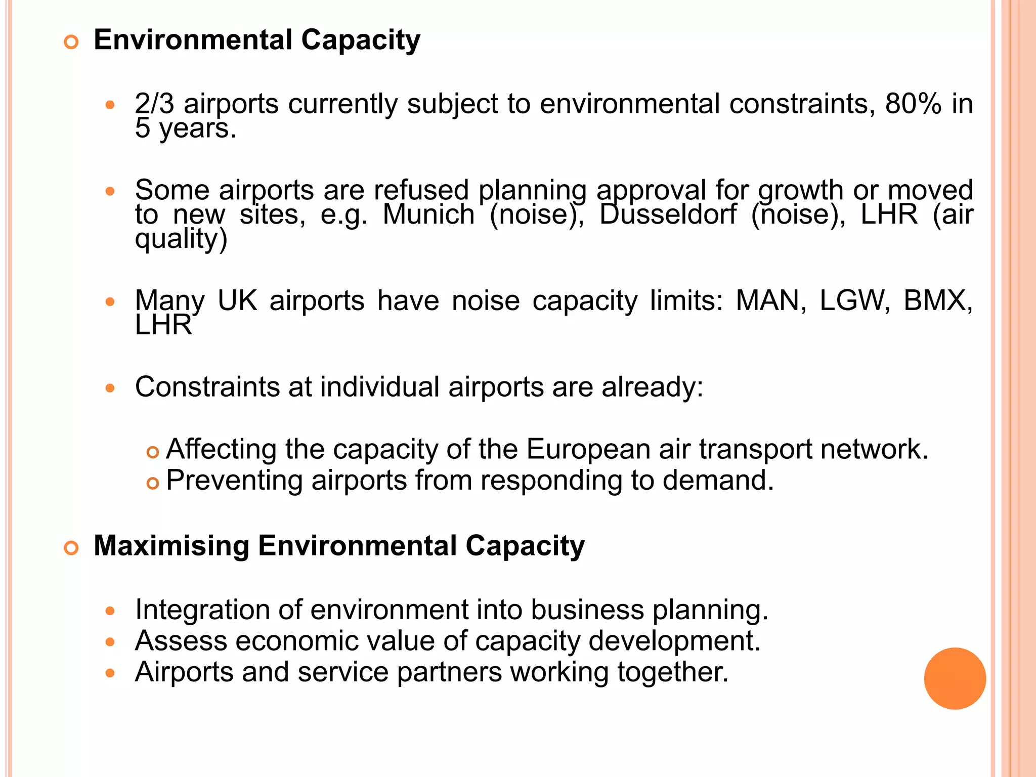 Aviation industry and environmental impacts | PPTX