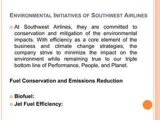 Aviation industry and environmental impacts | PPTX
