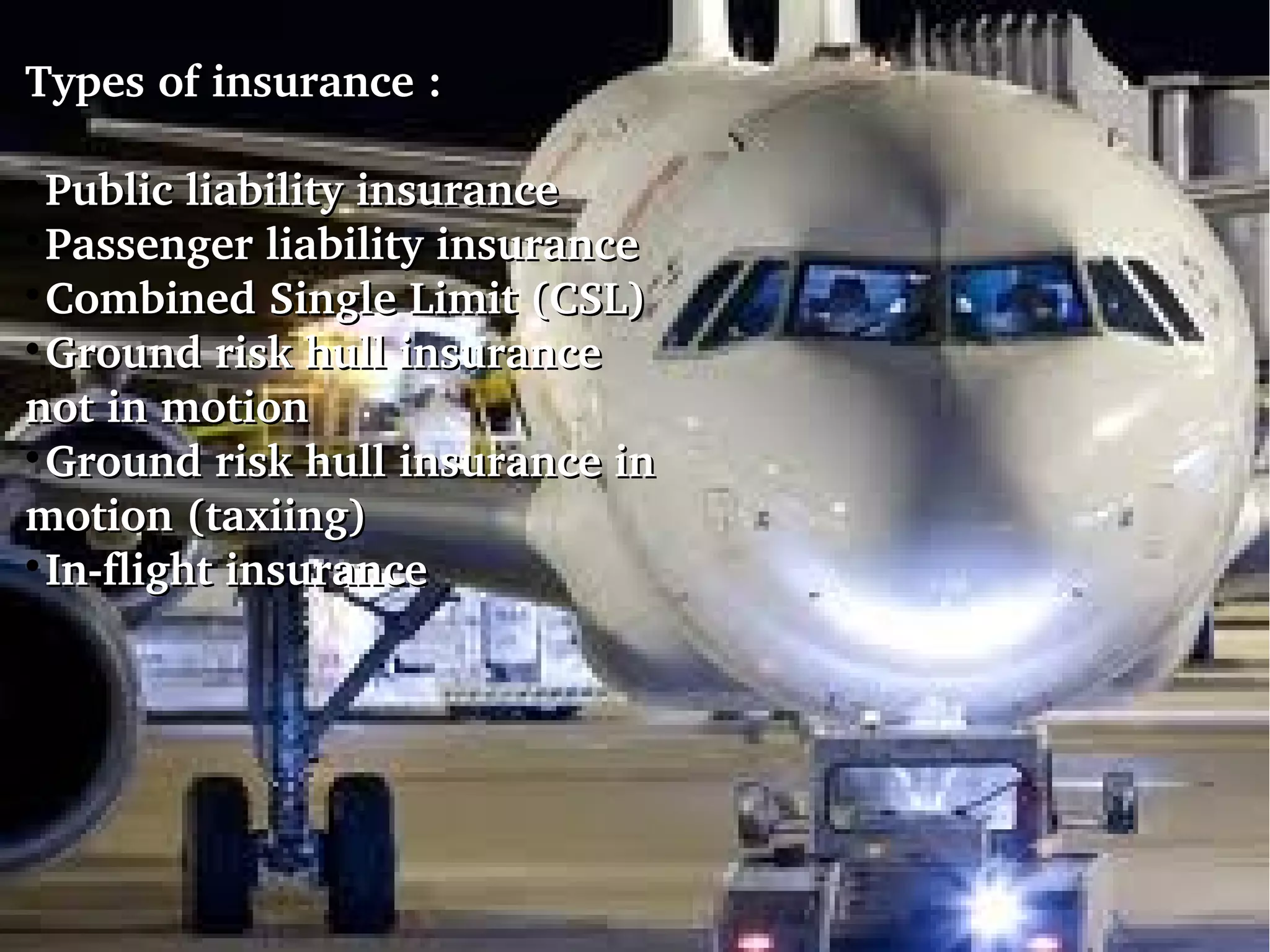 Aviation insurance | PPT