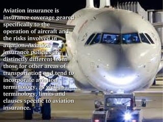 Aviation insurance | PPT