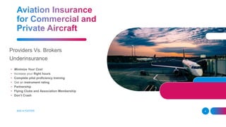 Aviation insurance | PPTX